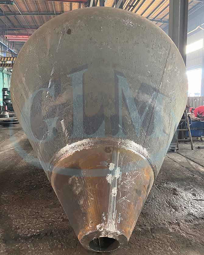 PED Conical Tank Heads Stainless Steel 304 Pressure Vessel End Caps ...