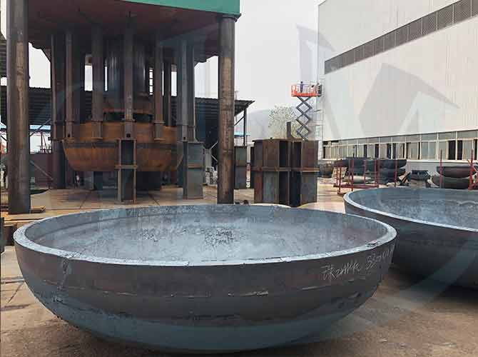 Cold Formed 10mm 89mm PED Semi Elliptical Head Dimensions Asme Ellipsoidal