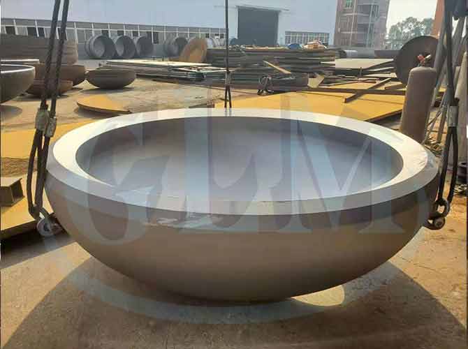 89MM 100MM Hot Pressing Semi Elliptical Head ASME Pressure Vessel Dome Ends