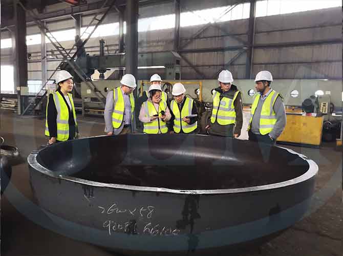 Q345r 2600mm Ellipsoidal Head Pressure Vessel Stainless Steel Dished ...