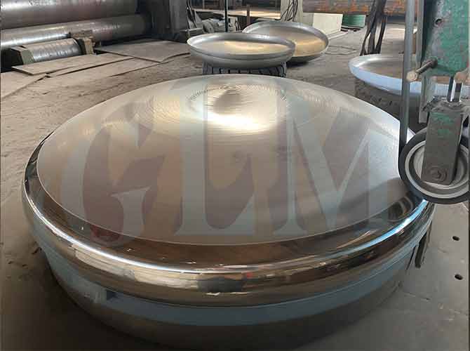 89mm 500MM ASME PED Torispherical Dished Head Types Of Dish End In ...