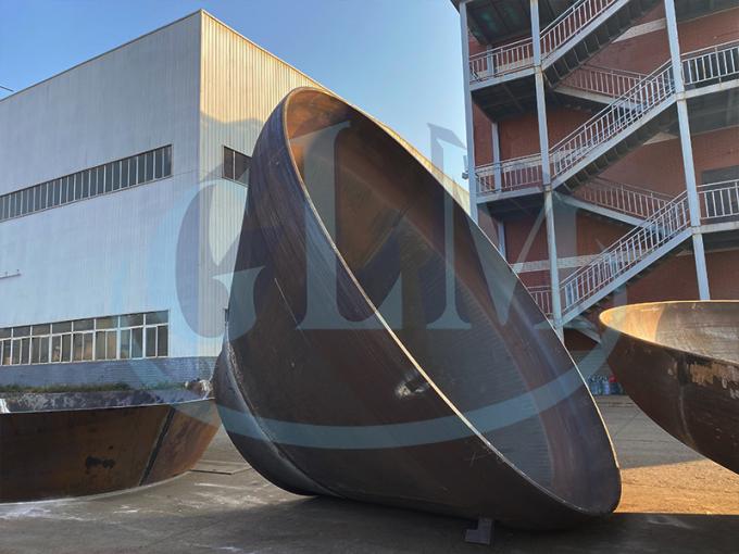 5800mm Diameter Toriconical Cone Tempered Dish Head For Pressure Vessel