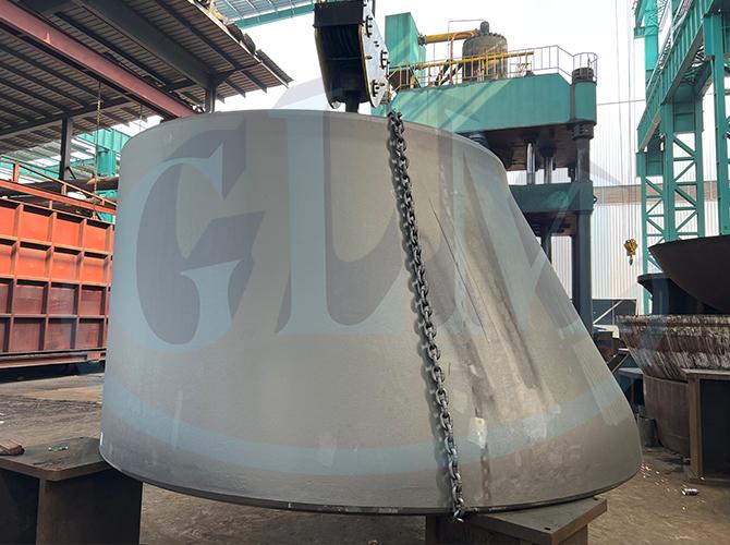 Large Steel Plate Conical Tank Heads For Pressure Vessel