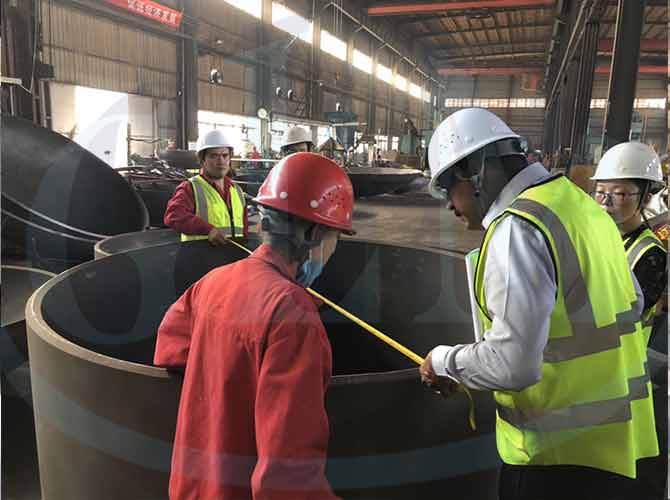 Large Steel Plate Conical Tank Heads For Pressure Vessel