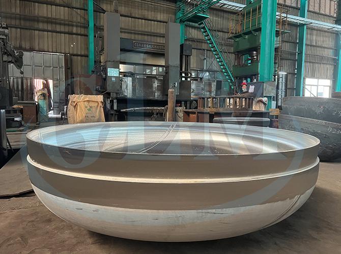 ASME Elliptical Tank Heads , Elliptical Bottoms With Customizable Thickness