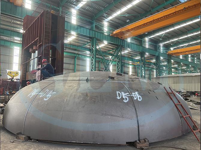 ASME Elliptical Tank Heads , Elliptical Bottoms With Customizable Thickness