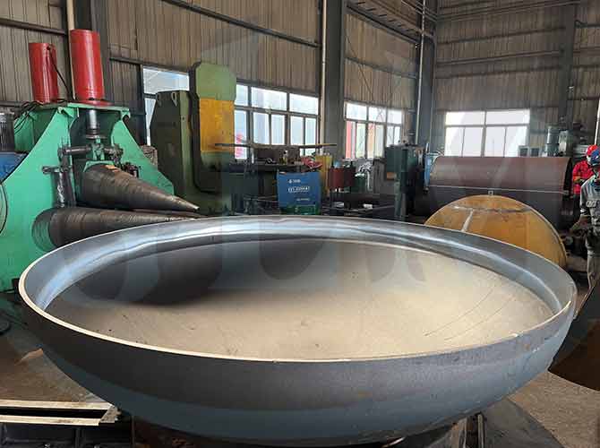 2000mm Diameter 180mm Thickness Hemispherical Dished Heads For Pressure ...
