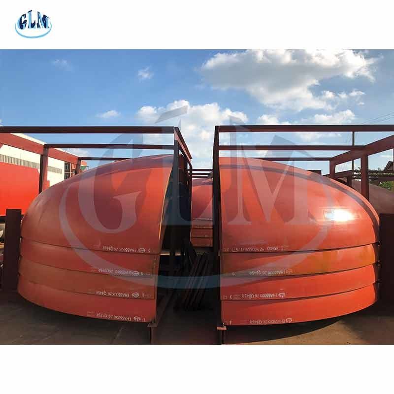 4000mm Carbon Steel Semi Elliptical Head 2 To 1 300mm Torispherical Dished