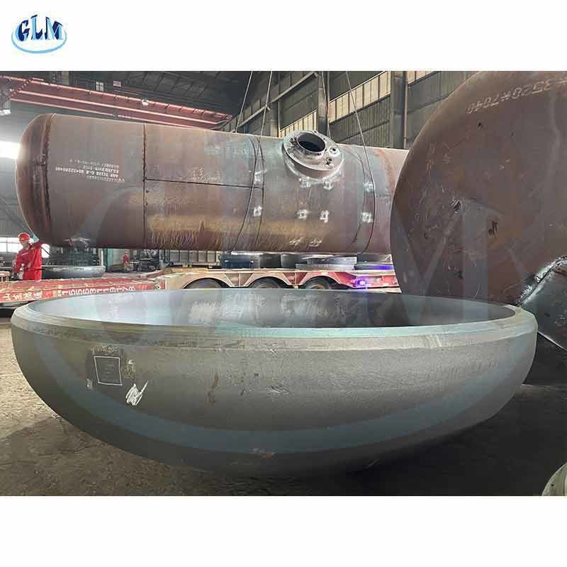 SS304L DIN Vessel Ellipsoidal Dished End Q235 End Cap For Storage Tanks
