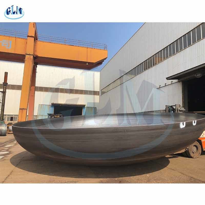10mm PED GB Carbon Stee Elliptical Dish Heads For Refrigeration Storage ...