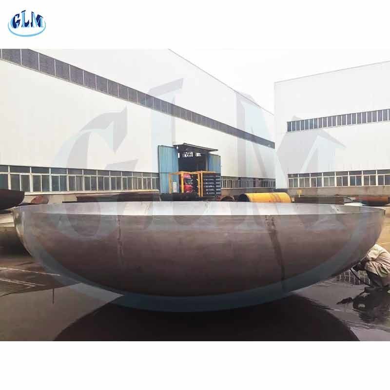 SS304 200MM Liquid Storage Tank Semi Elliptical Head Cover Q345B Vessel ...