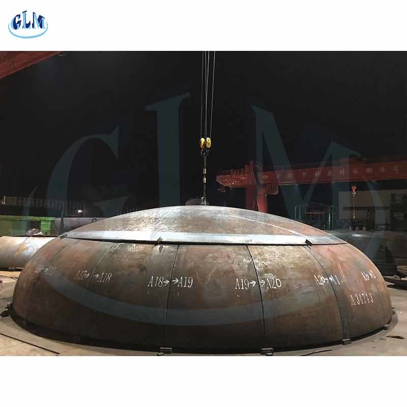 Diameter 4800mm 304l Elliptical Dish Head 2:1 Thickness 20mm