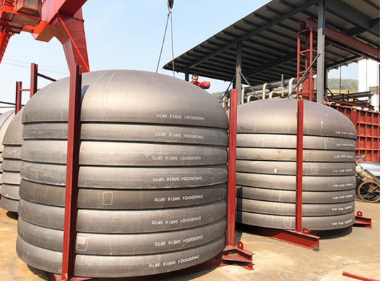 SS316L 2mm Asme Dished Ellipsoidal Dish End Dimensions Pressure Vessel 2 1
