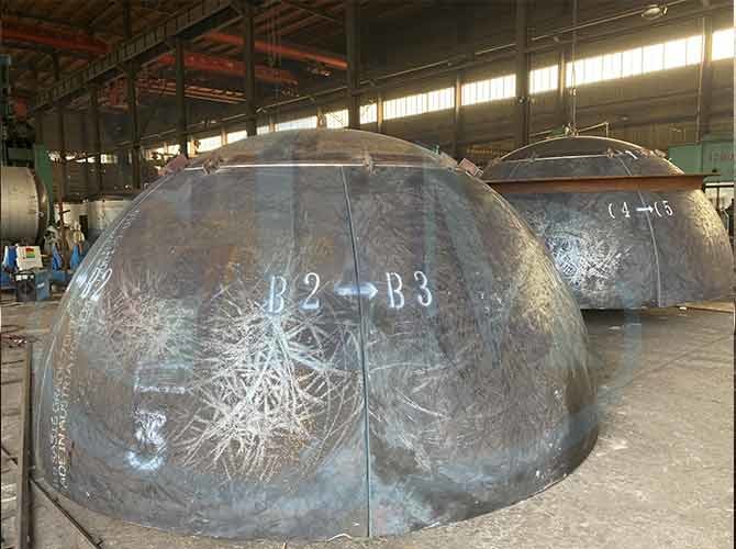 Carbon Steel Ellipsoidal Dished Seal Head End Cap For Pressure Vessel Caps