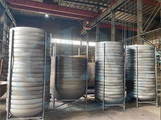 1100mm X 80mm Ellipsoidal Dish End SA516 Gr70N Elliptical Tank Head ...