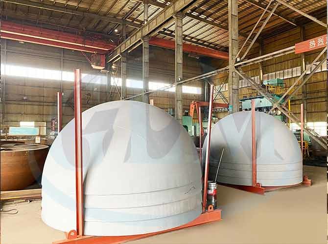Q235B SS304 800mm Hemispherical Tank Heads Forming Steel Hemisphere