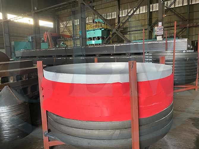 Carbon Steel Asme Torispherical Dished Head 600mm To 4000mm Diameter ...