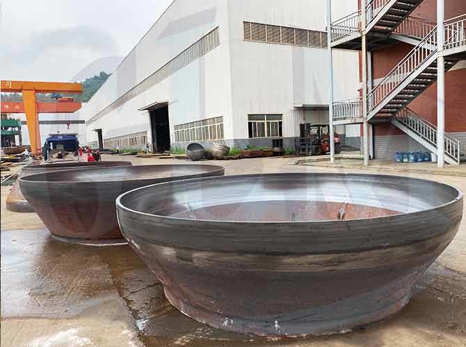 2mm 89mm ASME Project Conical Tank Heads Stainless Steel Dished GB