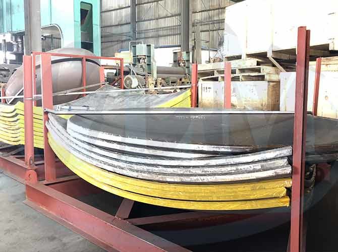 Carbon Steel 2:1 Ellipsoidal Dished Head Dish End Diameter 11000mm ...