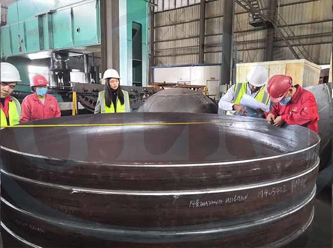 1100mm X 80mm Ellipsoidal Dish End SA516 Gr70N Elliptical Tank Head ...