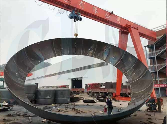 300mm AISI Titanium Carbon Steel Hemispherical Head Pressure Vessel End Cap