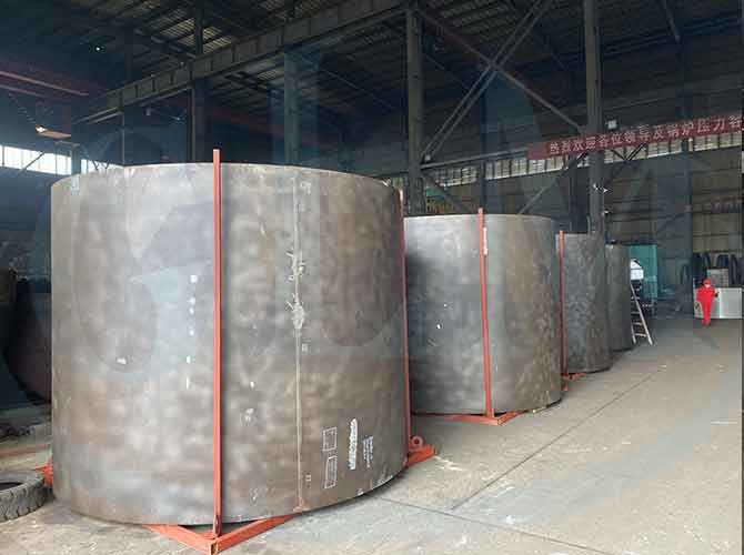 300mm AISI Titanium Carbon Steel Hemispherical Head Pressure Vessel End Cap