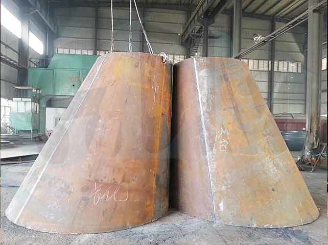 SS304 ASME Conical Tank Heads Stainless Steel Dished Ends Anti Corrosion